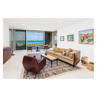 609 South Beach- Family Room - Contemporary - Family Room - Miami - by ...