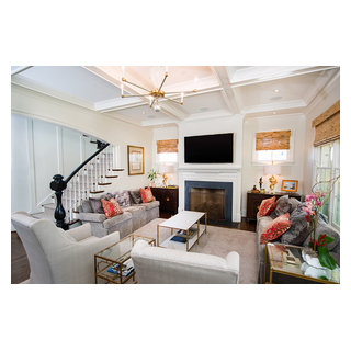 A Modern Family - Traditional - Family Room - Raleigh - by Allure Homes ...
