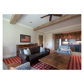 A Rustic Golf Retreat - Rustic - Family Room - Atlanta - by The Berry ...