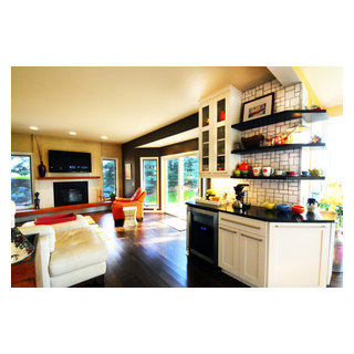 A Splash of Color! - Contemporary - Family Room - Other - by Dybdahl ...