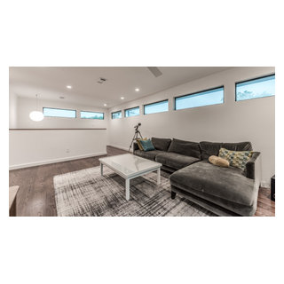 A Way In - Contemporary - Family Room - Houston - by Steven Allen ...