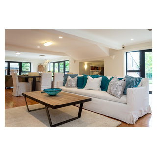 Anatomy of a style makeover - Modern - Games Room - Auckland - by ...