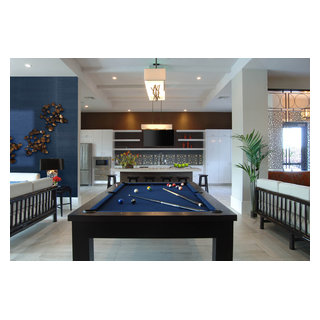 BARCELONA CLUBHOUSE - JUPITER - FLORIDA - Contemporary - Family Room ...