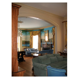 Boston Brahmin - Traditional - Family Room - Boston - by Heidi Pribell ...