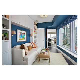 Boston High Rise Condo - Contemporary - Family Room - Boston - by ...