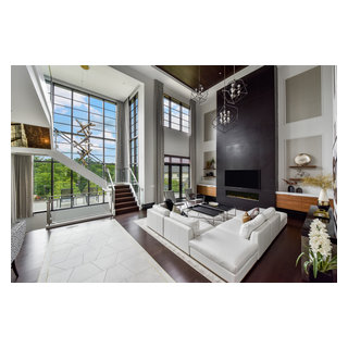 Burr Ridge Modern - Modern - Family Room - Chicago - by Derrick ...