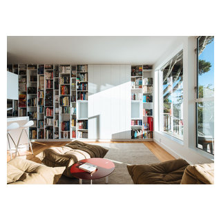 Channing Way, Sausalito - Contemporary - Family Room - San Francisco ...