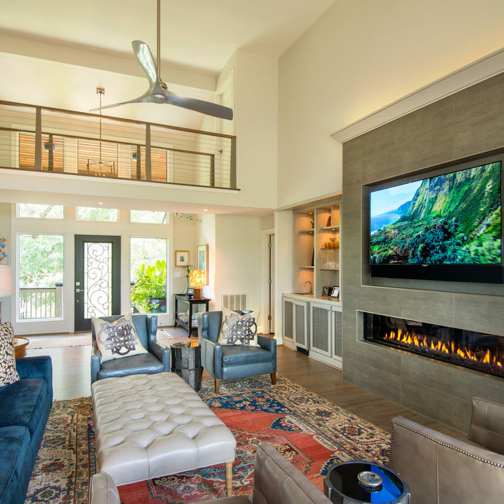 Tv Over Fireplace - Photos & Ideas | Houzz