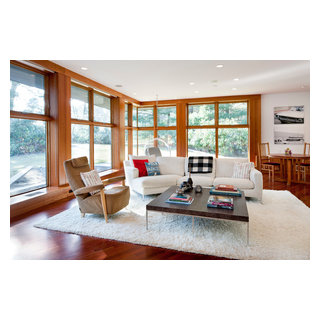 Chestnut Hill Addition - Contemporary - Family Room - Boston - by ...