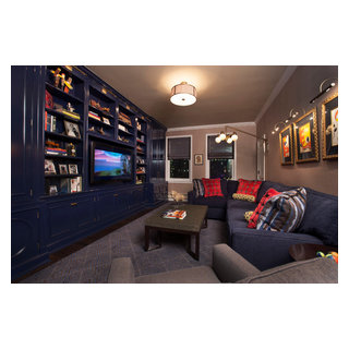 Chicago Modern Contemporary Design - Contemporary - Family Room ...