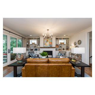 Claremont - Transitional - Family Room - Raleigh - by Frazier Home ...