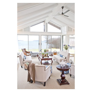 Coastal Maine Home - Traditional - Living Room - Portland Maine - by User | Houzz