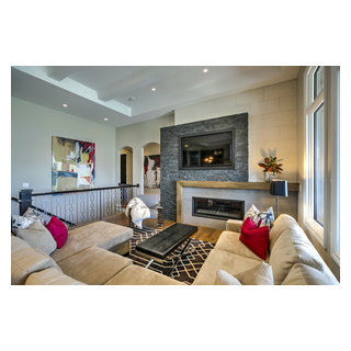 Copper Cove - Contemporary - Family Room - Omaha - by Falcone Hybner ...