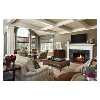 Crestone - Traditional - Family Room - Detroit - by Colleen Farrell ...