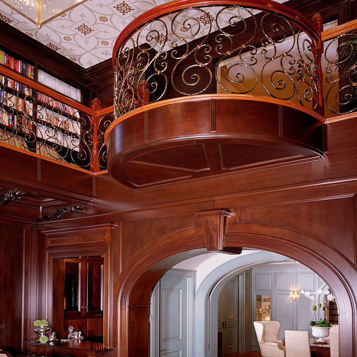 Two Story Library - Photos & Ideas | Houzz