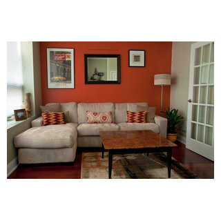 Cuban Bachelor Pad - Tropical - Family Room - DC Metro - by Gray Livin ...