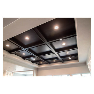 Custom Ceiling Grid - Modern - Family Room - Denver - by Capital ...