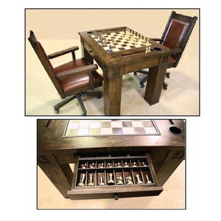 Custom Chess Table - Arts & Crafts - Games Room - Other - by drawknife ...