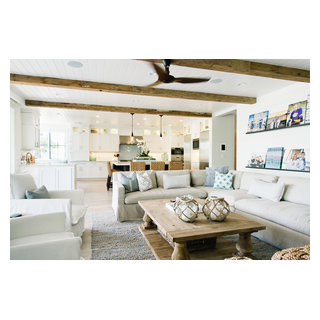 Custom Coastal Home - Beach Style - Family Room - Los Angeles - by Zing ...