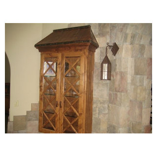 Custom Copper Hutch Topper - Family Room - Los Angeles - by The Metal ...