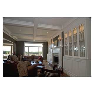 Custom exterior and second floor addition - Traditional - Family Room ...