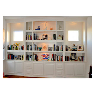 Custom Libraries, Bookcases, & Display Units - Traditional - Games Room ...
