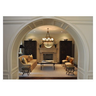 custom lighting fabrication - Traditional - Family Room - Los Angeles ...