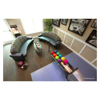 Custom residential bowling alley - Contemporary - Family Room ...