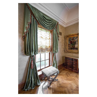 Custom Window Treatments - Traditional - Family Room - Chicago - by ...