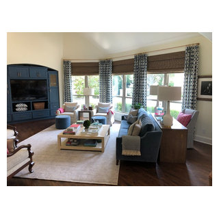 Dockside Kitchen and Family room remodel - Transitional - Family Room ...