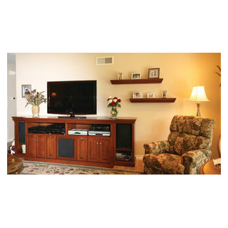Entertainment Centers & Built-in Niches - Transitional - Family Room ...