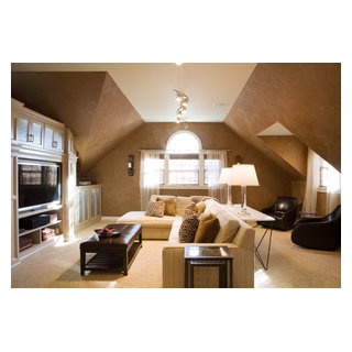 Family Entertainment Room - Contemporary - Family Room - New York - by ...