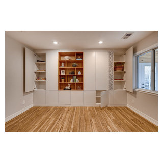 Family Room Multicultural Inspired Remodel - Modern - Games Room ...