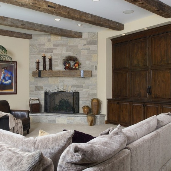 Fireplace With Raised Hearth - Photos & Ideas | Houzz