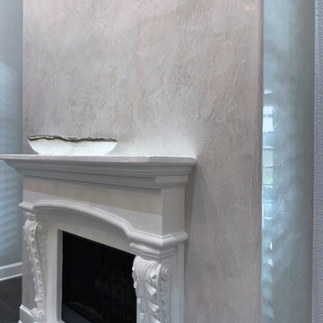 Venetian Plaster Fireplace Ideas - Photos & Ideas | Houzz