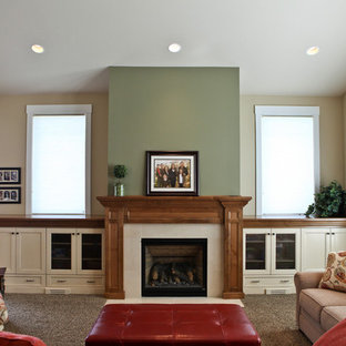 Fireplace Under Window - Photos & Ideas | Houzz