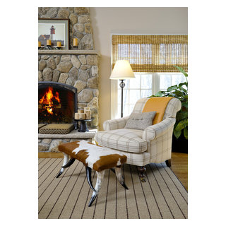 Fireside Seating - Farmhouse - Family Room - New York - by Beth ...