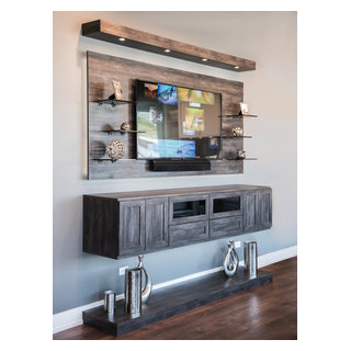 Floating Media Center - Contemporary - Family Room - Chicago - by User ...