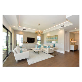 Front Doors' Messina Model - Beach Style - Family Room - Miami - by ...