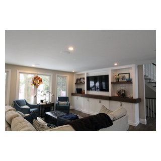 Full Home Remodel- Cape Cod styling Phase 1 - Beach Style - Family Room ...