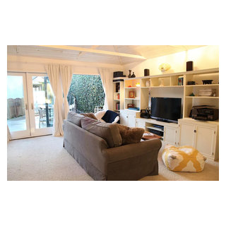 Garage Converted into Guest House. - Beach Style - Family Room - Los ...
