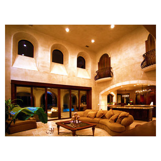 Hacienda 2003 in Lakeway Texas - Mediterranean - Family Room - Austin ...