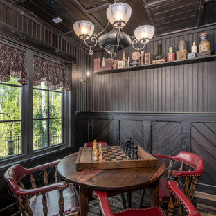 75 Beautiful Game Room with Black Walls Pictures & Ideas - July, 2021 ...