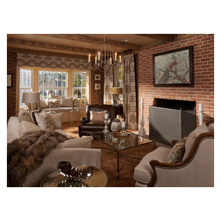 Holly Manor Show House - Traditional - Family Room - DC Metro - by ...