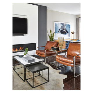 Project Leaside - Midcentury - Family Room - Toronto - by Diana Bastone ...
