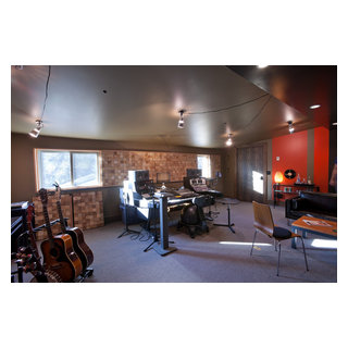 Home Music Studio - Eclectic - Family Room - Minneapolis - by Urban ...