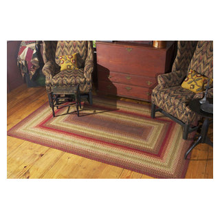 Homespice Decor Cider Barn Farmhouse Jute Braided Rug - Farmhouse ...