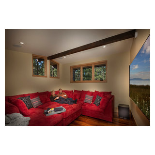 House 216 - Rustic - Family Room - Sacramento - by Ryan Group ...