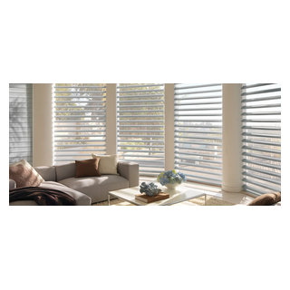 Hunter Douglas Motorized Shades - Contemporary - Family Room - Dallas ...