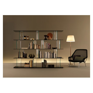 Inori Glass Bookcase by Fiam Italia - Contemporary - Family Room ...